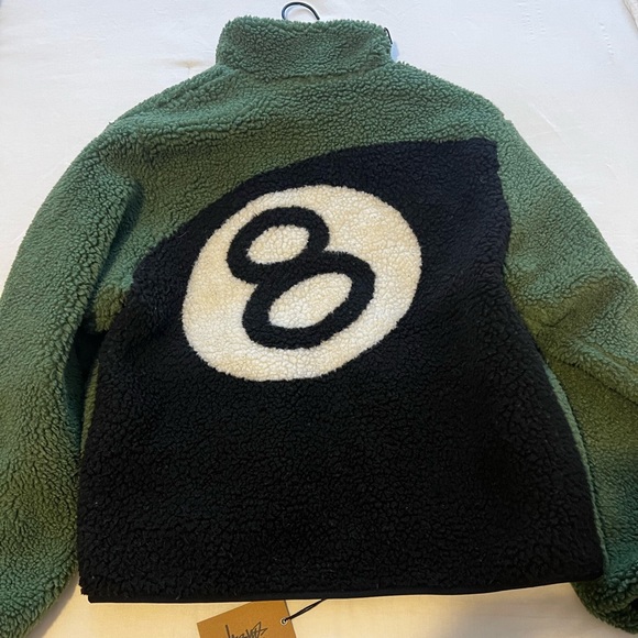 Stussy | Jackets & Coats | Stussy 8 Ball Sherpa Reversible Jacket | Poshmark